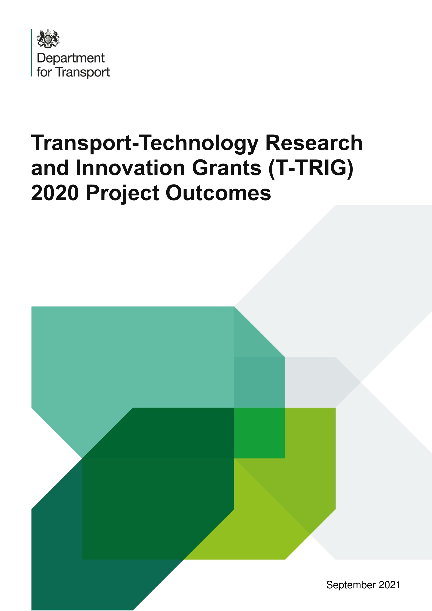 Transport Research and Innovation Grants - Connected Places Catapult